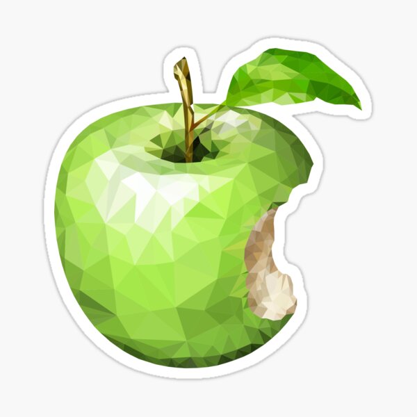 "apple sticker" Sticker for Sale by stickersinworld | Redbubble