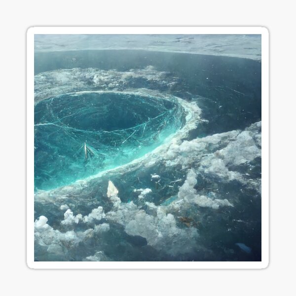 "Bermuda Triangle Art" Sticker for Sale by Alexart82 | Redbubble