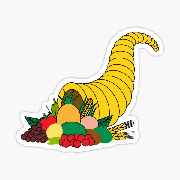 "Fruits and vegetables basket " Sticker for Sale by stickersinworld ...