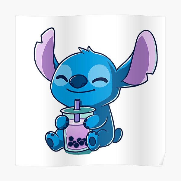 "Boba Stitch!" Poster for Sale by Super-Designz | Redbubble