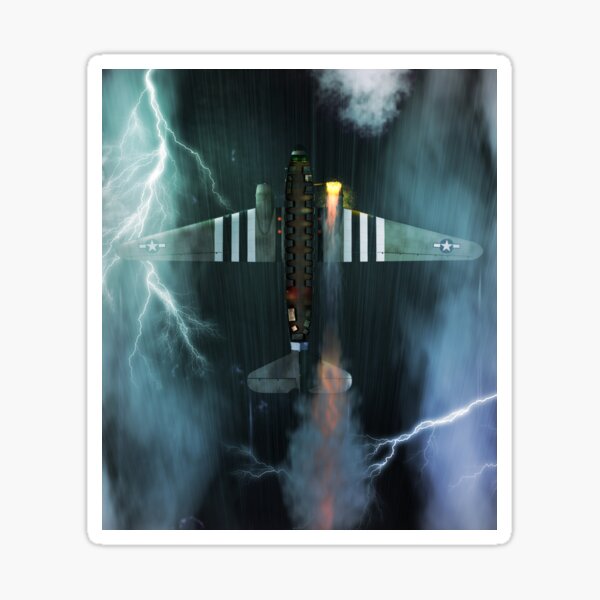 "DC-3 in Distress" Sticker for Sale by Lovemaps | Redbubble