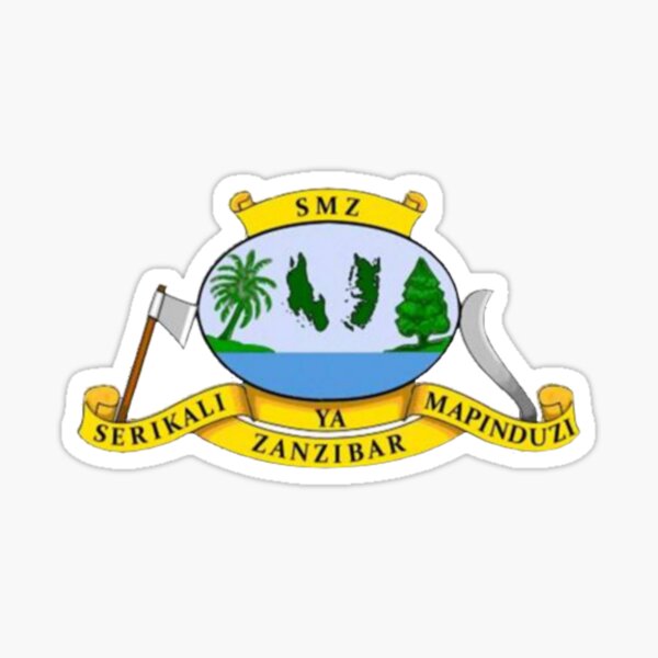"Coat of arms of Zanzibar" Sticker for Sale by mo91 | Redbubble