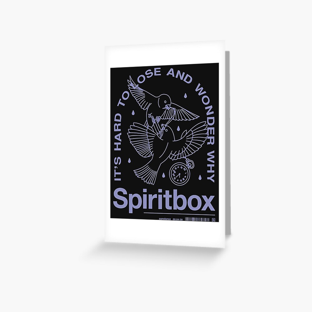 "Best spiritbox sale -logo" Greeting Card for Sale by cstrangewayo4 ...