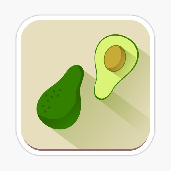 "Hass avocado " Sticker for Sale by stickersinworld | Redbubble