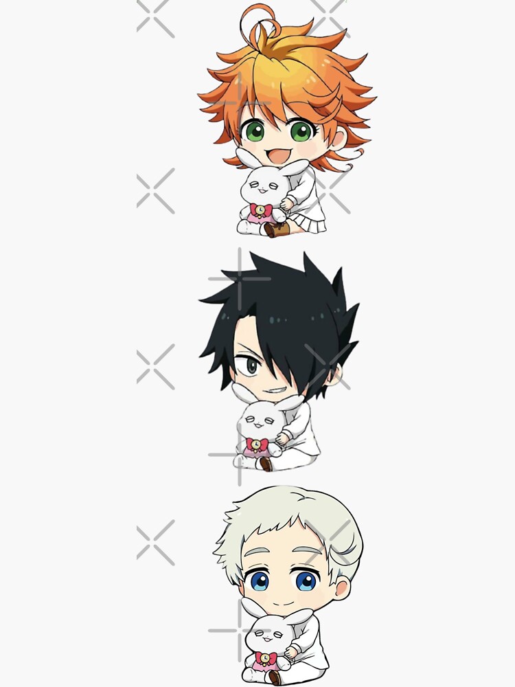 "The Promised Neverland - Young Ray Emma Norman TPN" Sticker for Sale ...