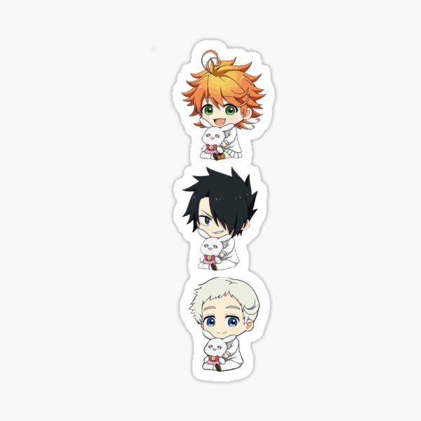 "The Promised Neverland - Young Ray Emma Norman TPN" Sticker for Sale ...
