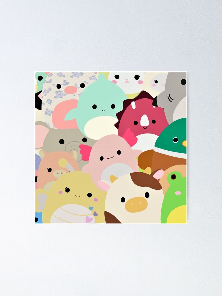 "Squishmallow" Poster for Sale by VivaanArt | Redbubble
