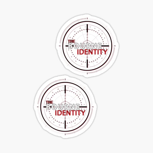 "Jason Bourne identity" Sticker for Sale by stacyfashion | Redbubble