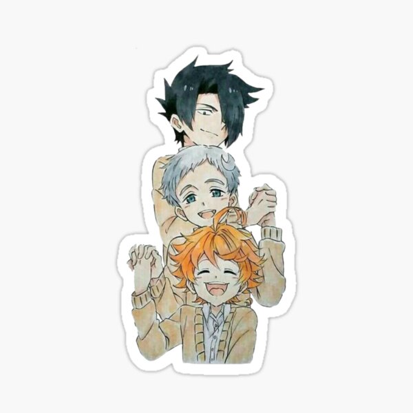 "The Promised Neverland - Young Ray Emma Norman TPN" Sticker for Sale ...