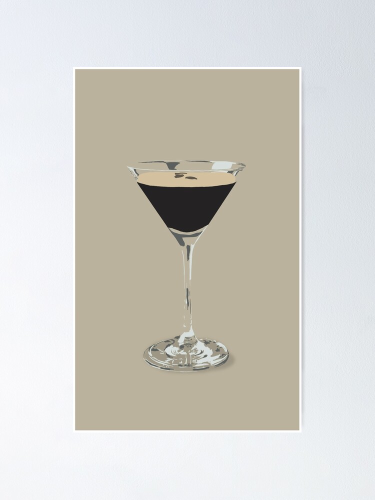 "Espresso Martini illustration" Poster for Sale by barbobarbart | Redbubble