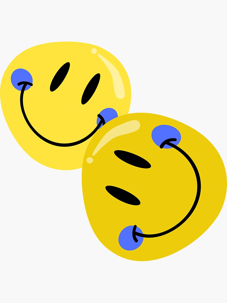 "happy face Design - Transparent Background Classic T-Shirt" Sticker ...