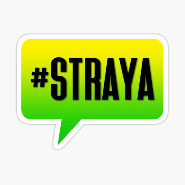 "Straya" Sticker for Sale by wolfgirlx | Redbubble