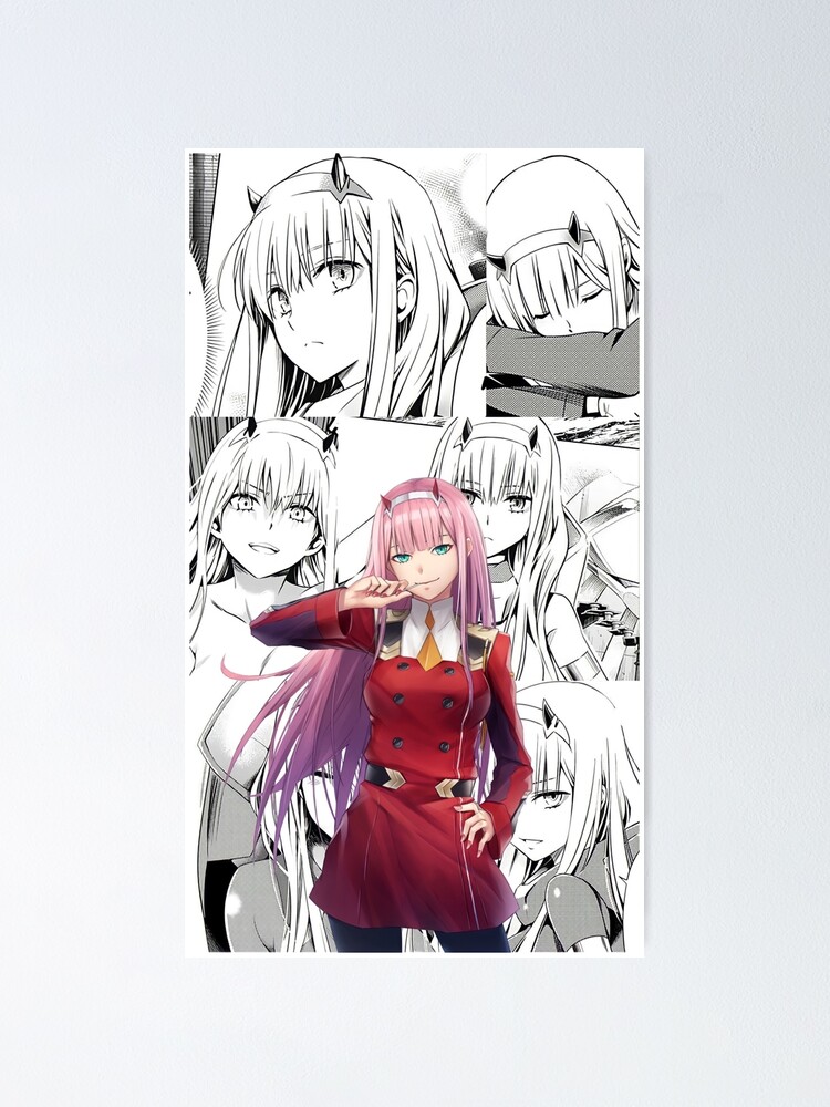 "Zero Two" Poster for Sale by risumei | Redbubble