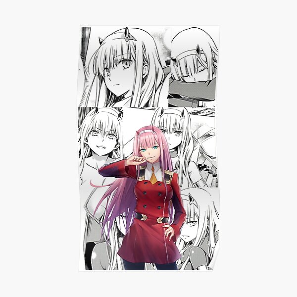"Zero Two" Poster for Sale by risumei | Redbubble