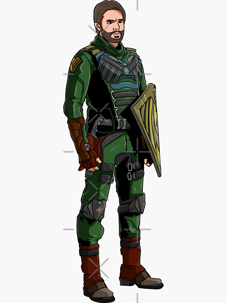 "soldier boy the boys tvshow" Sticker for Sale by KitchenContents ...