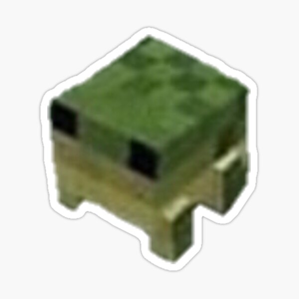 "minecraft frog sticker" Sticker for Sale by boscioguidena | Redbubble