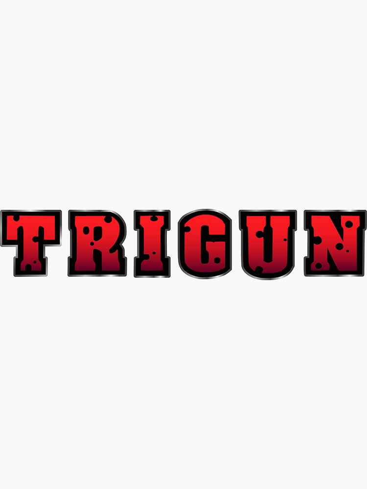 "Trigun Anime Box Logo" Sticker for Sale by CityPopPrints | Redbubble