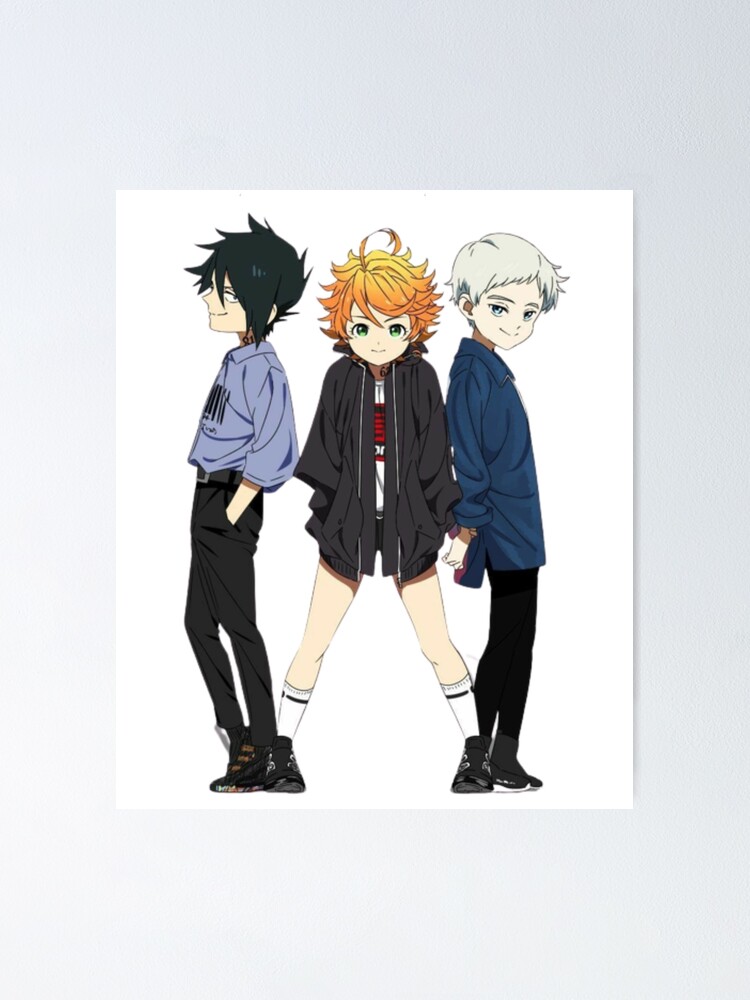 "Promised Neverland - Young Ray Emma Norman TPN" Poster for Sale by ...