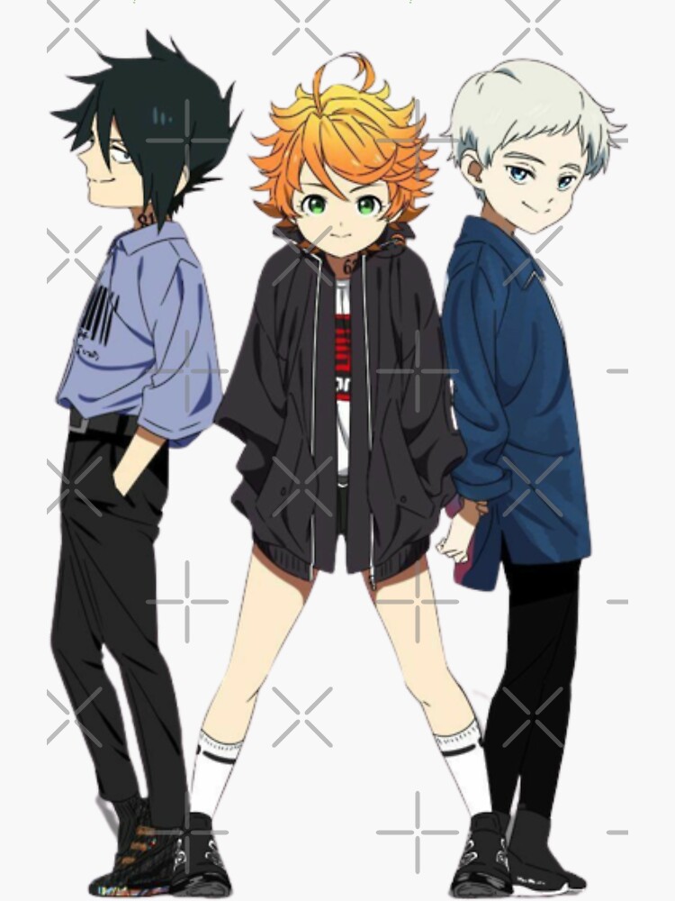 "Promised Neverland - Young Ray Emma Norman TPN" Sticker for Sale by ...