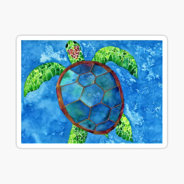 "Turtle Shine" Sticker for Sale by kizook | Redbubble