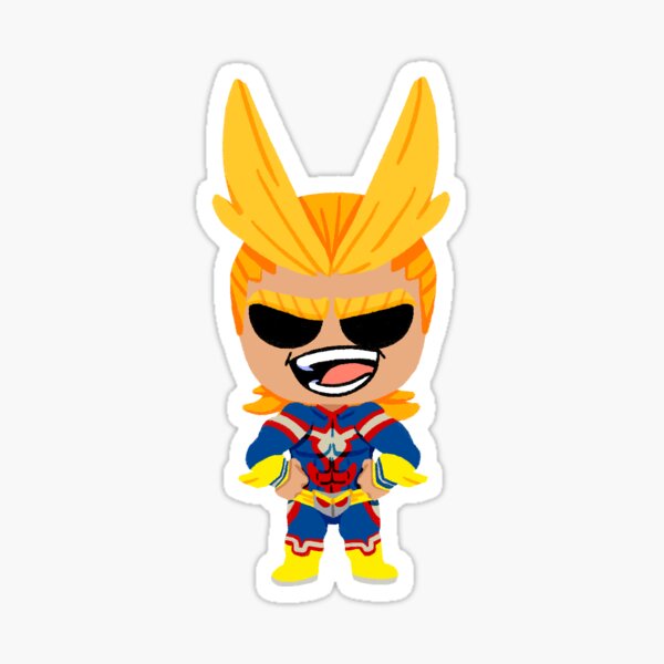 "Chibi All Might" Sticker for Sale by Lanthart | Redbubble