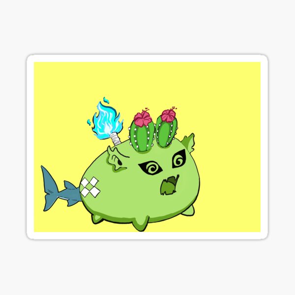 "Axie branching evolution concept" Sticker for Sale by pilipino131 ...