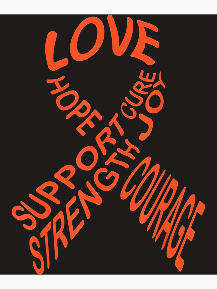 "Leukemia Fight Cancer Ribbon 2" Poster for Sale by roselbktewaxmq ...