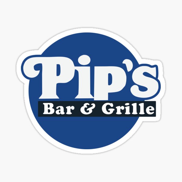 "Severance - Pip's restaurant logo" Sticker for Sale by cultapparatus ...