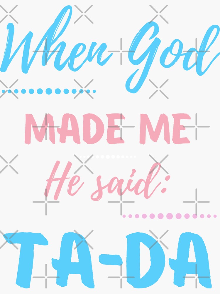 "Funny Quote Transgender Flag Colors Pride" Sticker for Sale by ...