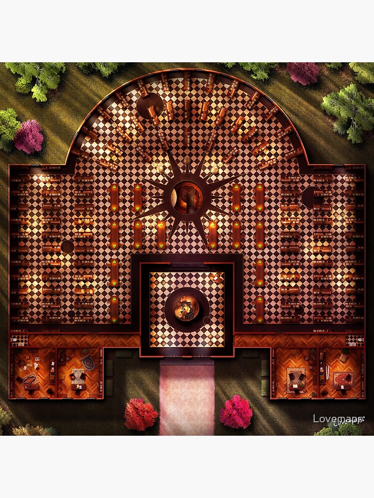 "The Miskatonic Library" Poster for Sale by Lovemaps | Redbubble