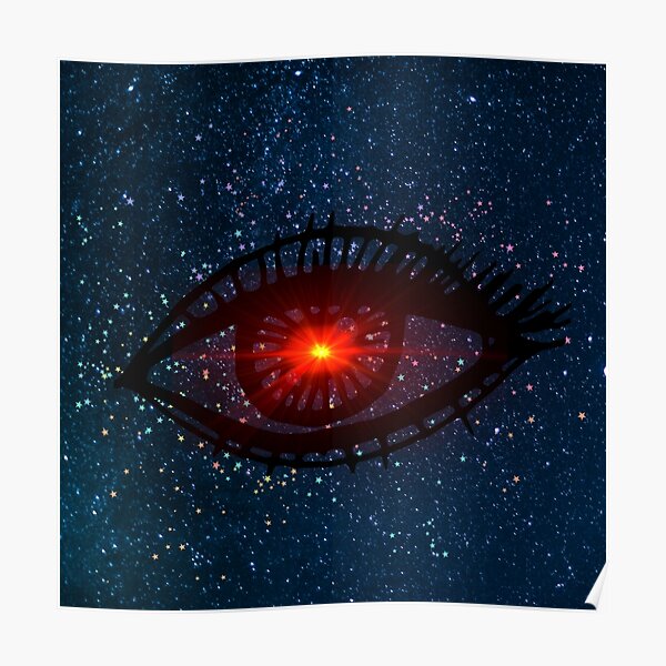 "Stary eyes " Poster for Sale by Ocultarts | Redbubble
