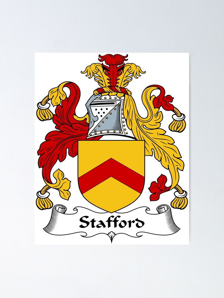 "Stafford" Poster for Sale by HaroldHeraldry | Redbubble