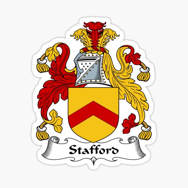 "Stafford" Sticker by HaroldHeraldry | Redbubble