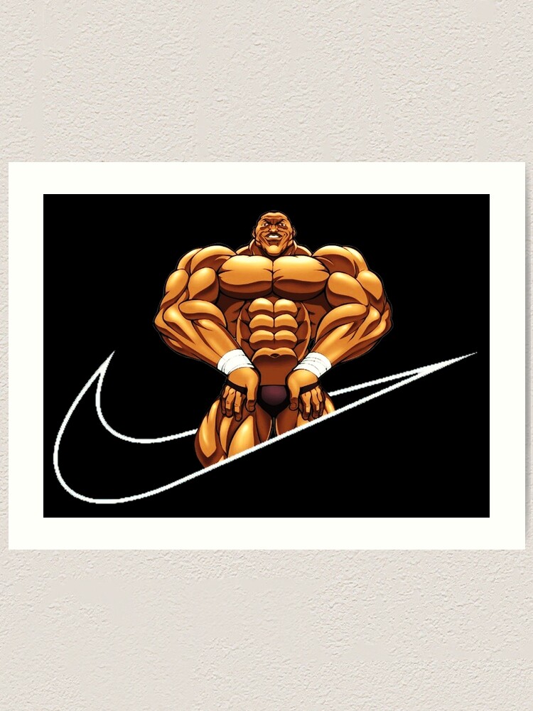 "Biscuit Oliva bodybuilding From Baki Hanma's Anime Logo for otaku ...