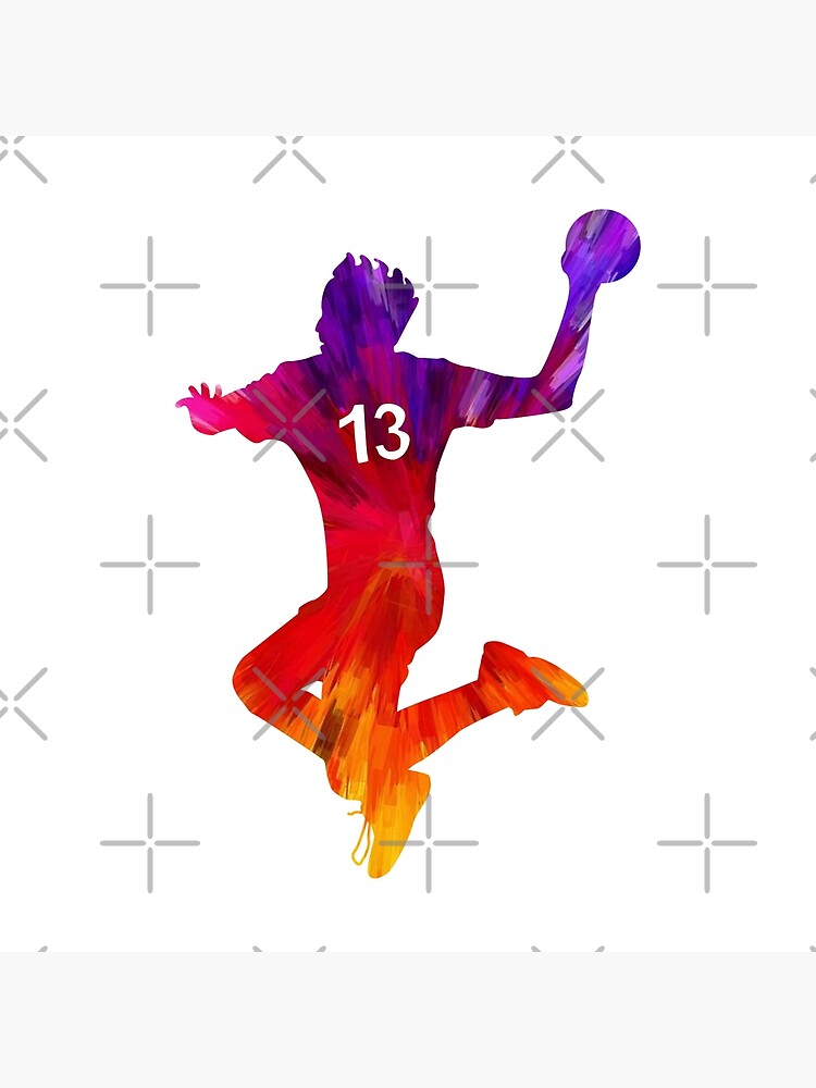 "My colorful handball drawing" Poster for Sale by Blondiabshop | Redbubble
