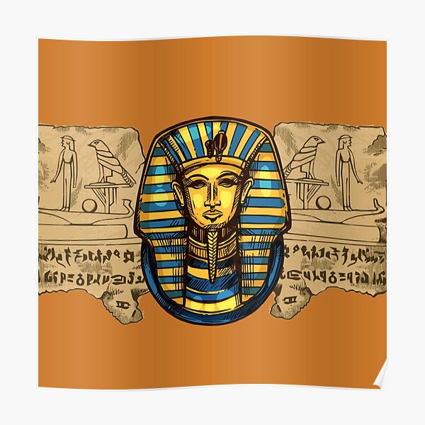 "The Pharaoh Of Ancient Egypt" Poster for Sale by ArtOfStars | Redbubble
