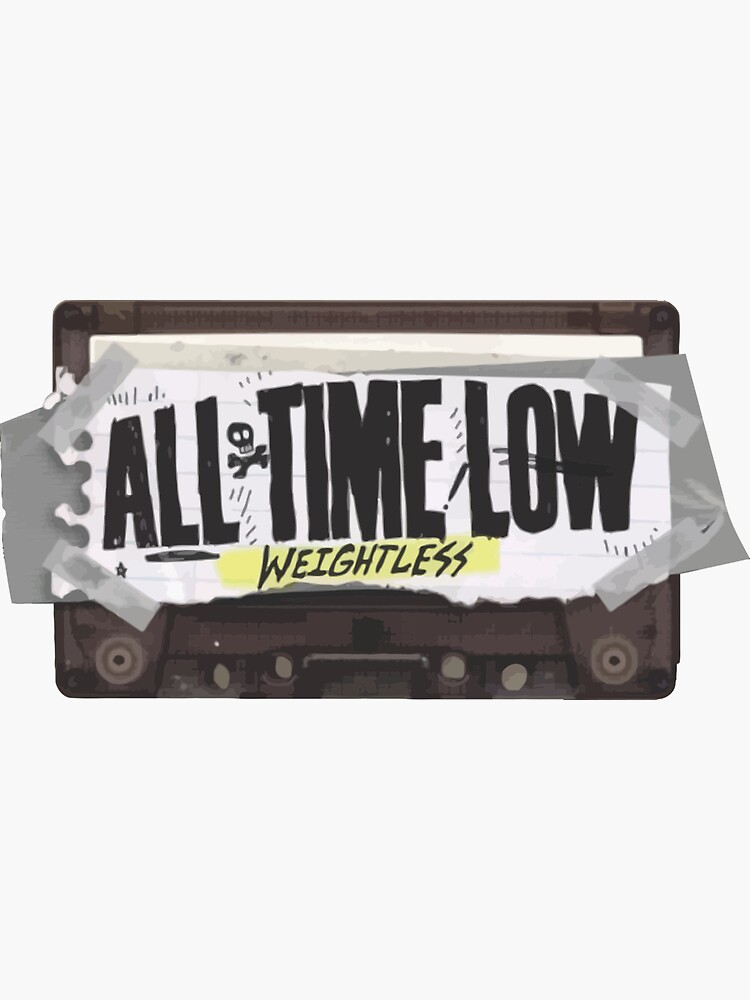"all time low logo" Sticker for Sale by namanyabunga | Redbubble