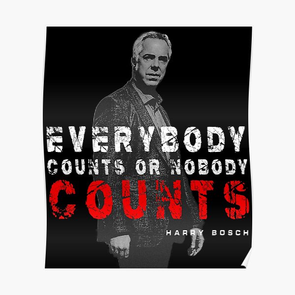 "Harry Bosch tv series 8" Poster for Sale by rlgetup | Redbubble