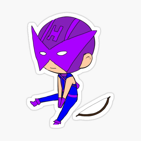 "Chibi Hawkeye" Sticker for Sale by Lyndzai | Redbubble