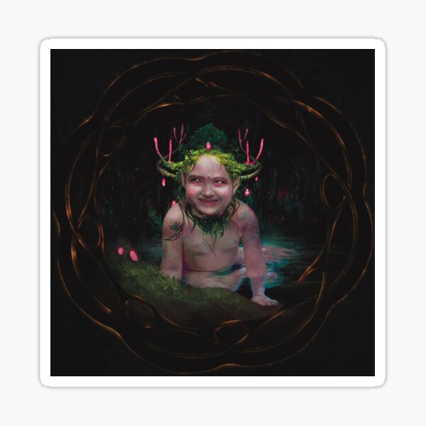 "Little swamp demon" Sticker for Sale by Heldenborg | Redbubble
