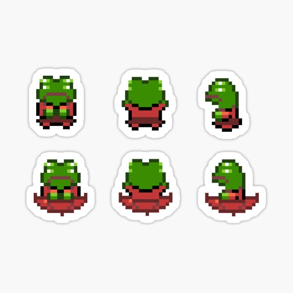 "Frog Madotsuki FR/LG Sprites" Sticker for Sale by Cassie-Hoygen ...