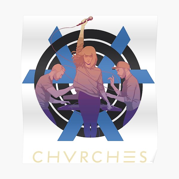 "chvrches merch" Poster for Sale by enamrupiah | Redbubble