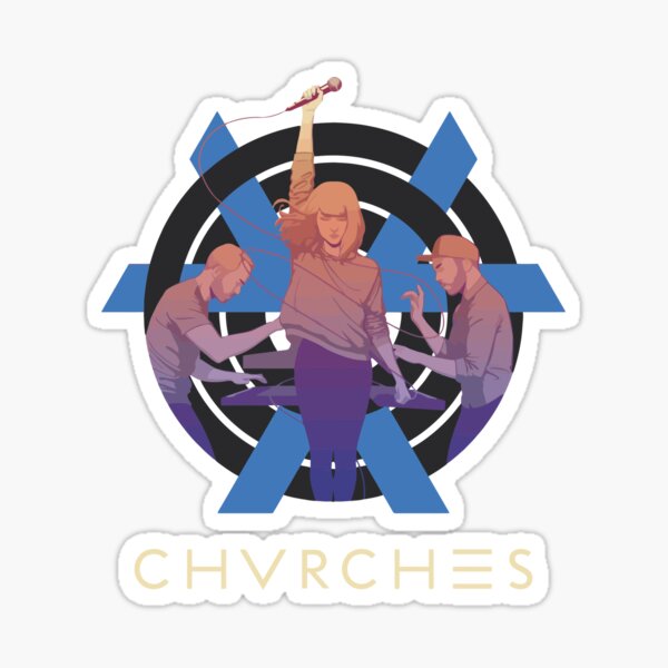 "chvrches merch" Sticker for Sale by enamrupiah | Redbubble