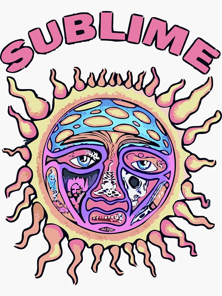 "sublime band merch" Sticker for Sale by enamrupiah | Redbubble