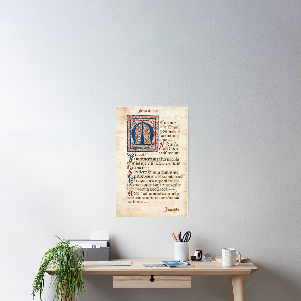 "Gregorian Chant" Poster for Sale by IlluminatedPage | Redbubble