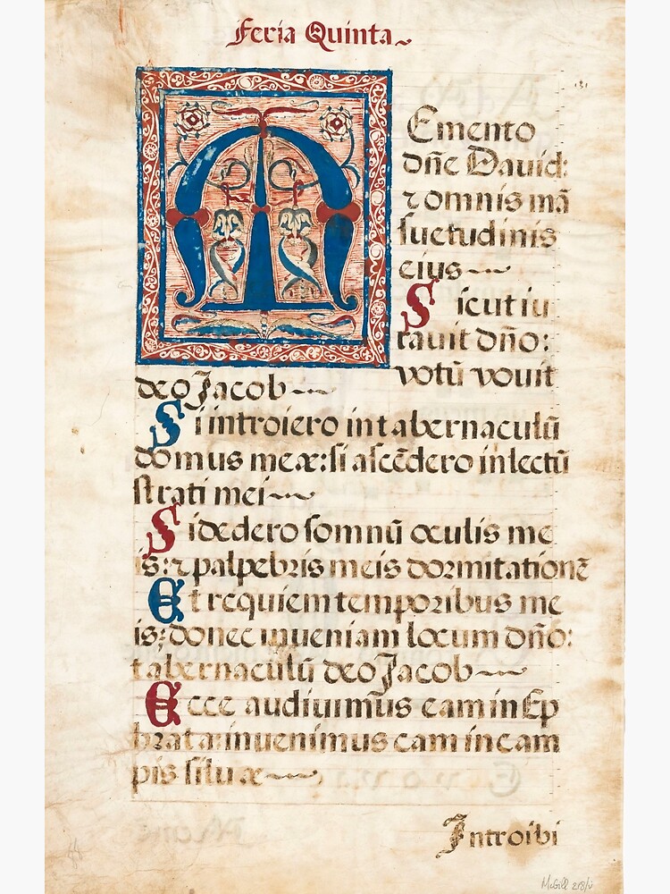 "Gregorian Chant" Poster for Sale by IlluminatedPage | Redbubble