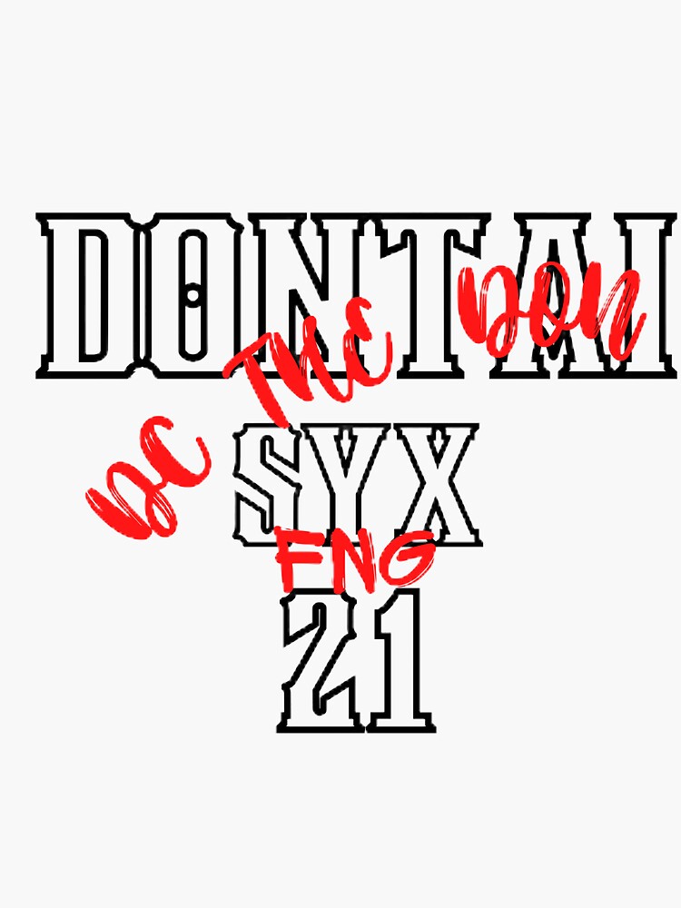 "DC THE DON" Sticker for Sale by sweetyprint | Redbubble