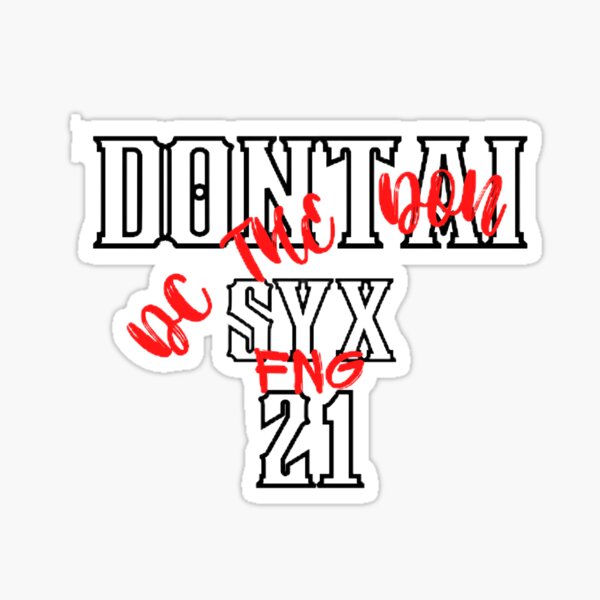 "DC THE DON" Sticker for Sale by sweetyprint | Redbubble