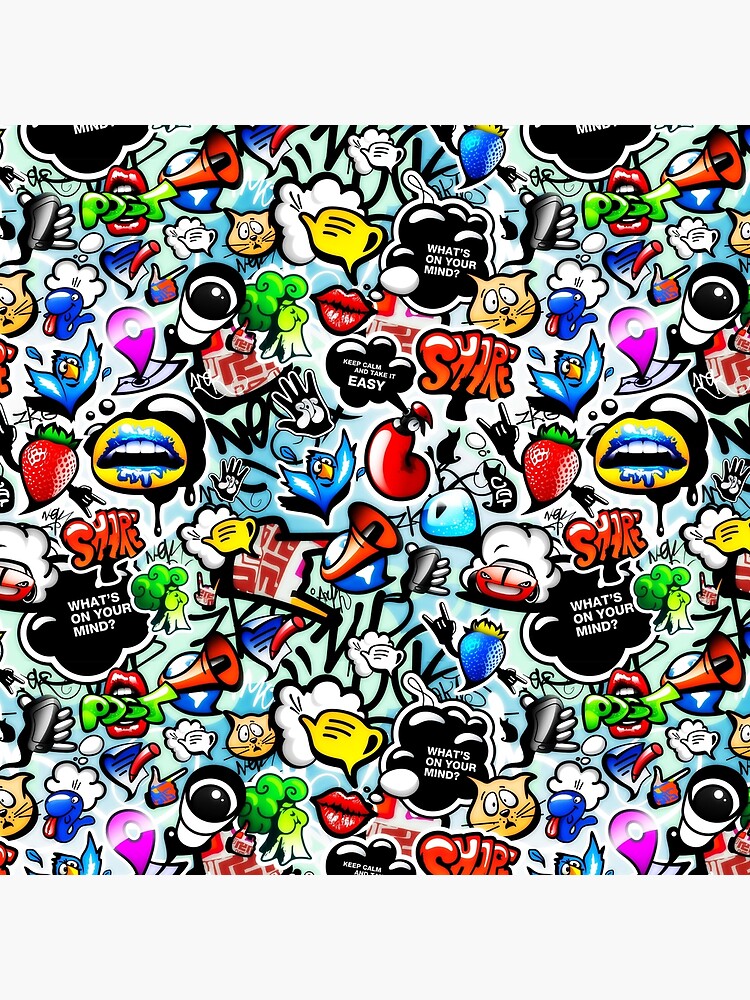 "Graffiti style Splash hip hop colors painter color" Poster for Sale by ...