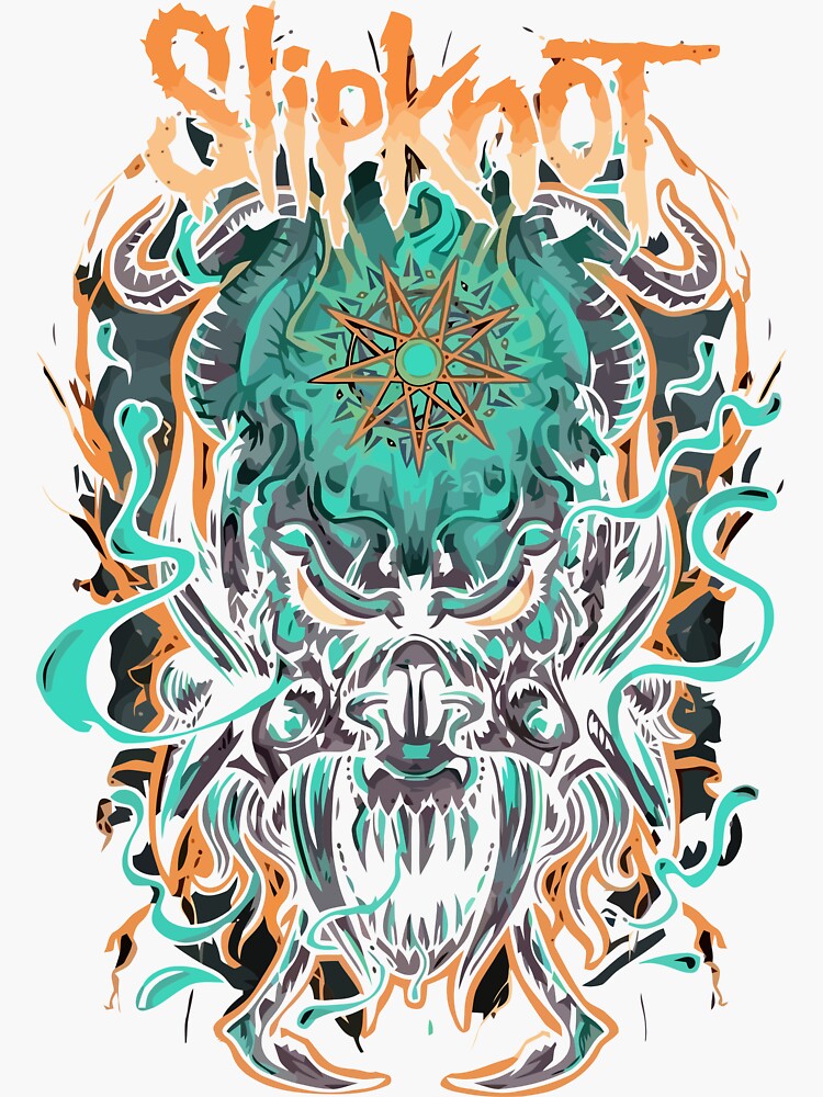 "slipknot logo" Sticker for Sale by apimembara99 | Redbubble